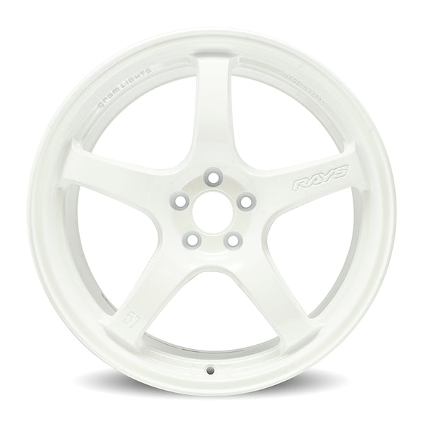 GRAMLIGHTS 57CR - 18X9.5 / +38 / 5X120 - CERAMIC PEARL WHITE (FL5/FK8 ...