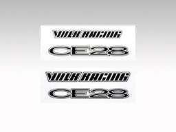 RAYS Volk Racing CE28N/CE28 Black Replacement Wheel Sticker/Decal - 16 ...