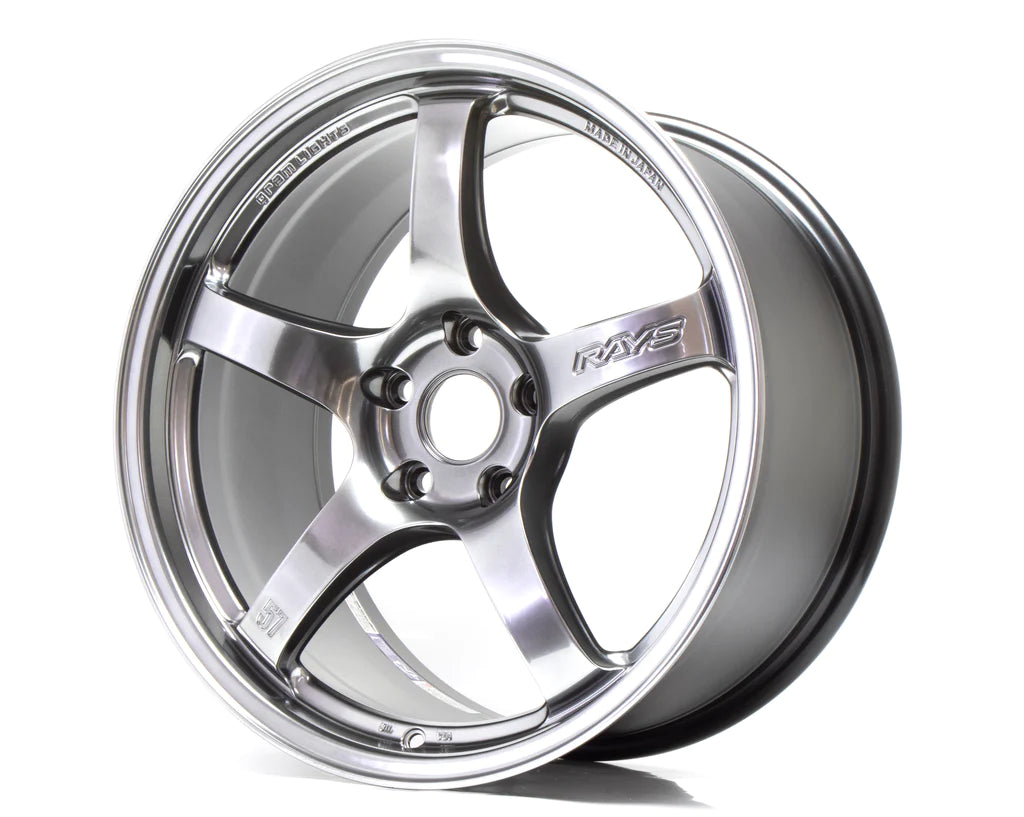 Rays Gram Lights - 57CR Wheel - 18x9.5 +38 5x120 Grace Silver - On The ...