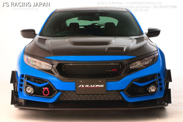 J'S RACING FK8 Front Sports Garnish - On The Run Motorsports