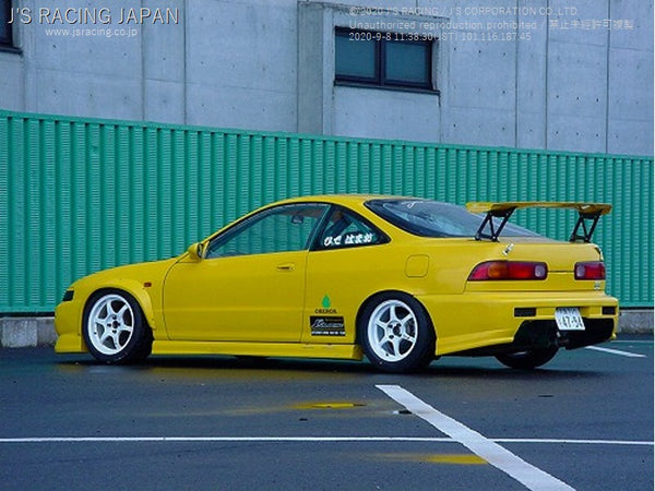 J'S RACING DC2 3D GT wing type 1 wet carbon - On The Run Motorsports