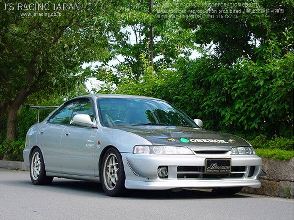 J'S RACING DC2 Street ver. Aero hood FRP/FRP - On The Run Motorsports