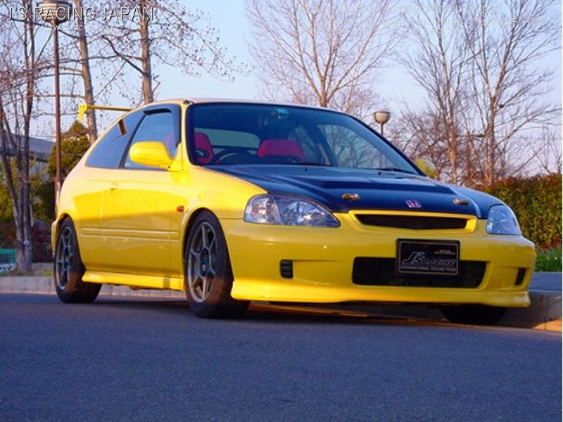 J'S RACING EK9 (late model)Street ver. Aero hood CFRP/FRP - On The Run ...