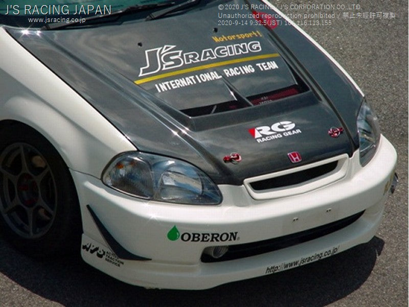 J'S RACING EK9 (early model)Street ver. Aero hood FRP/FRP - On The Run ...