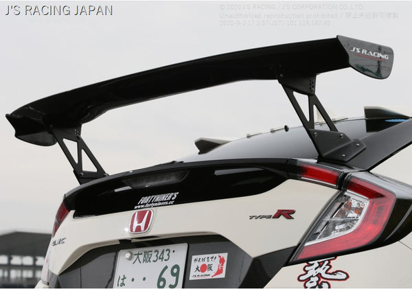J'S RACING FK8 3D GT-WING WET CFRP TYPE1 1600mm - On The Run Motorsports