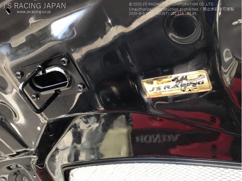 J'S RACING FK8 Aero Hood Type-V CFRP/FRP - On The Run Motorsports