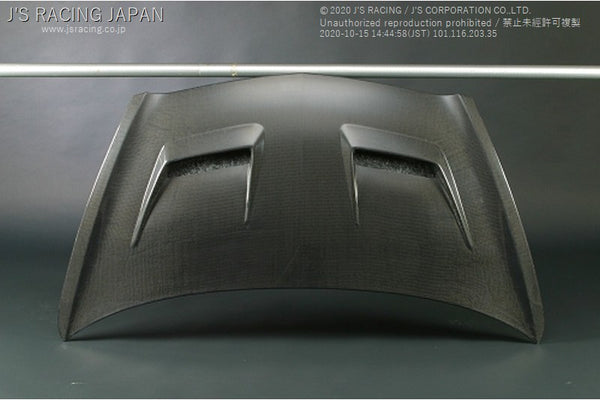 J'S RACING Type V full carbon hood - On The Run Motorsports